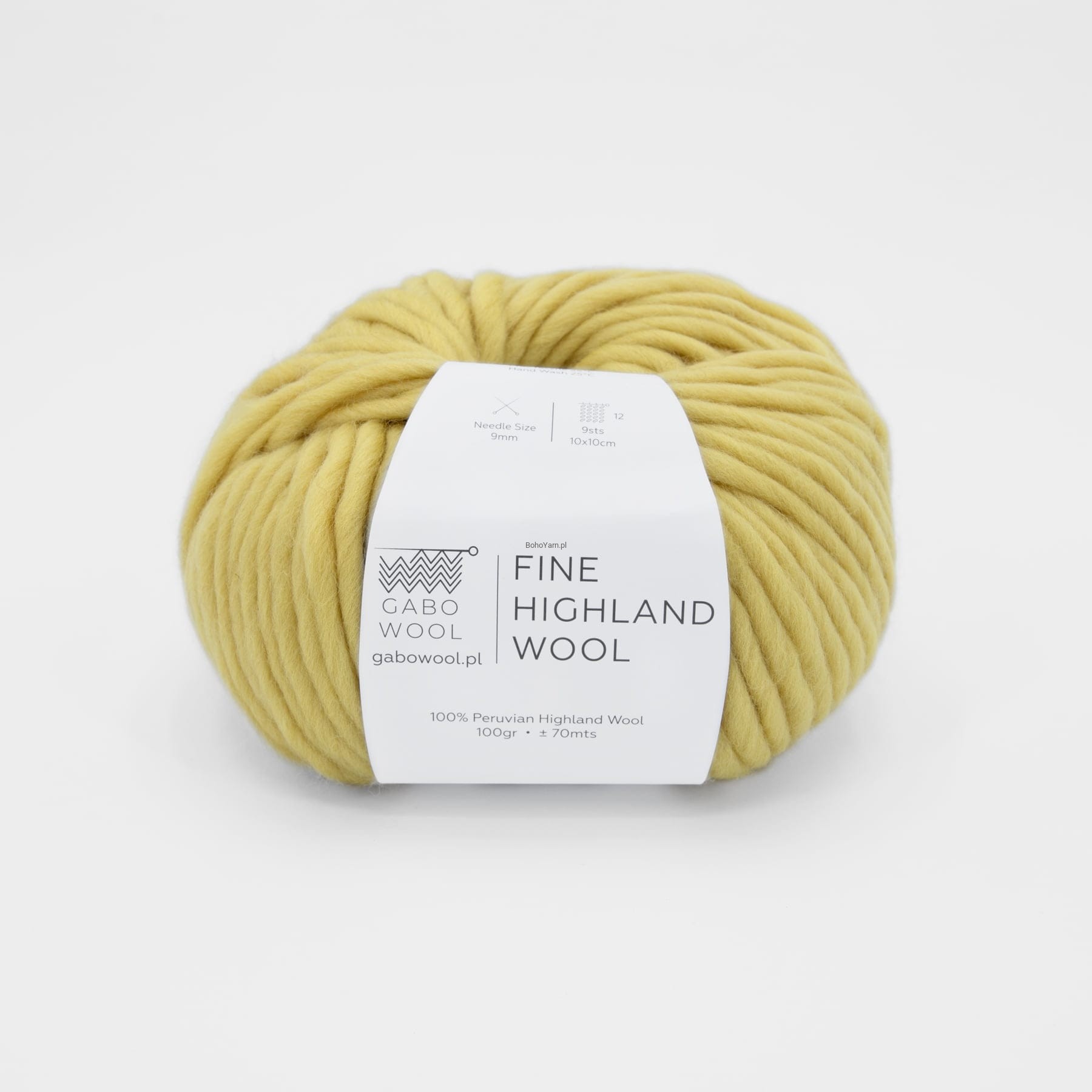 Włóczka Gabo Wool Fine Highland Wool 2014 Maślany bohoyarn.pl